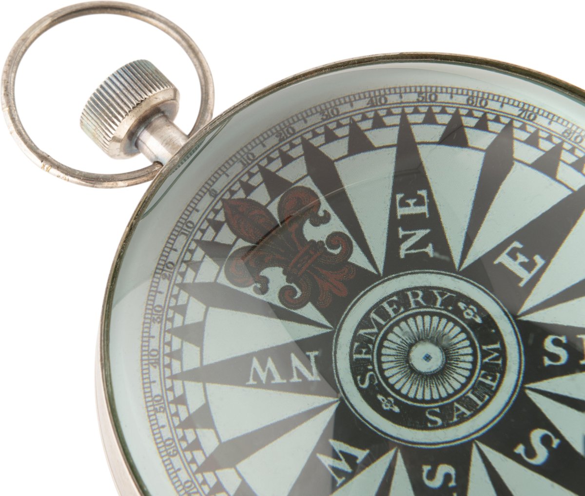 Authentic Models - Eye of Time Clock, Silver | bol.com