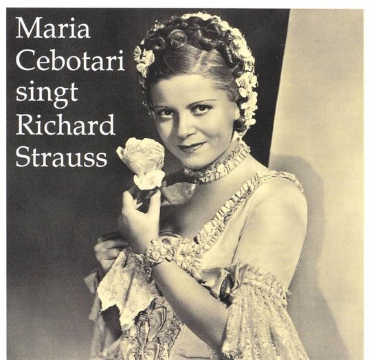 Maria Cebotari Singt Richard Strauss, Maria Cebotari | CD (album ...