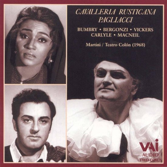 Cavalleria Rusticana/Pagliacci, Jon Vickers | CD (album) | Muziek | bol