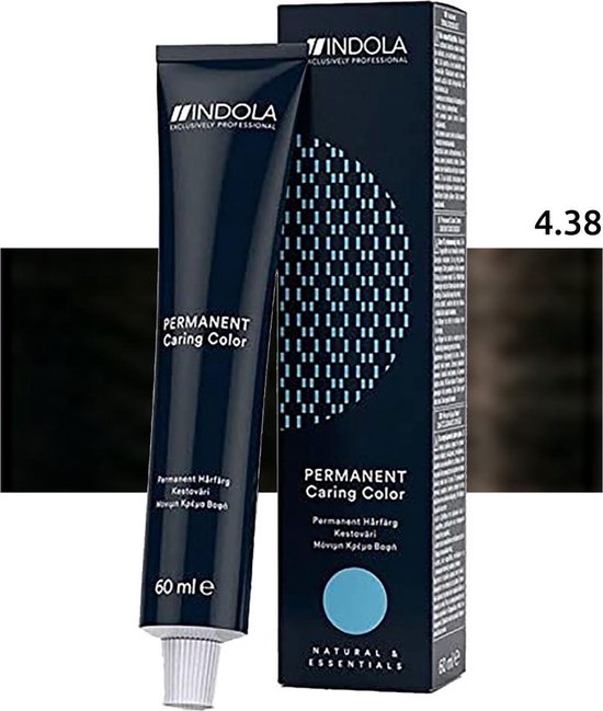 Indola - Indola Profession Permanent Caring Color 4.38 60ml | bol.com