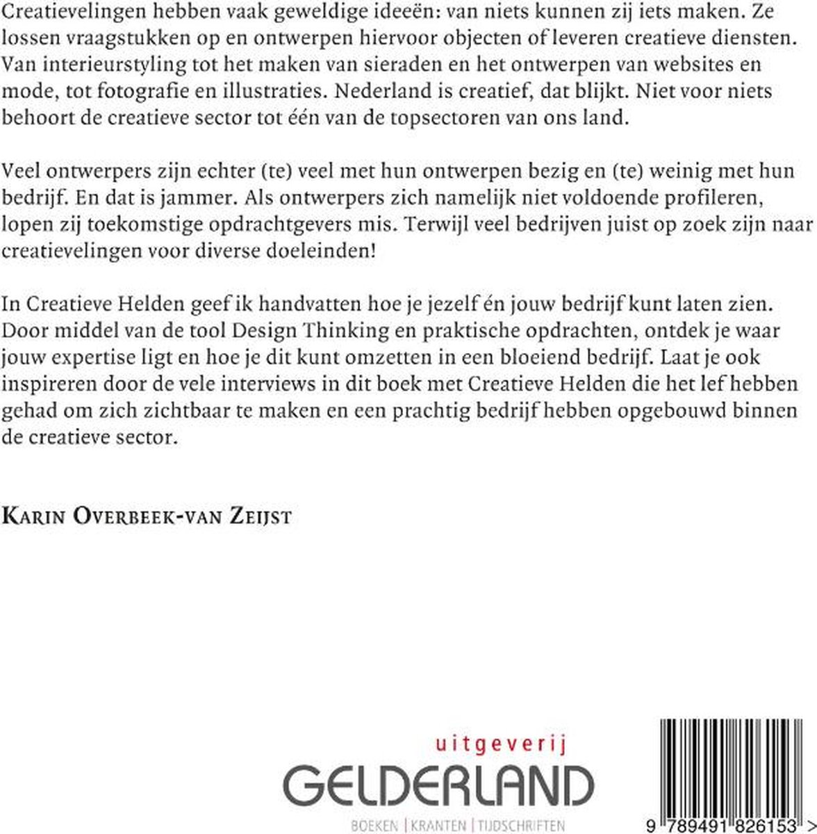 Creatieve helden | 9789491826153 | Karin Overbeek-van Zeijst | Boeken ...