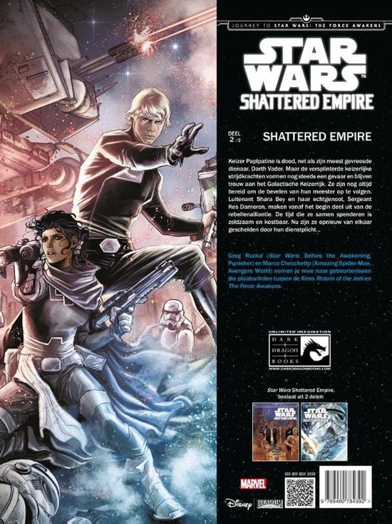 Star Wars - Shattered empire, Greg Rucka | 9789460784392 | Boeken | bol