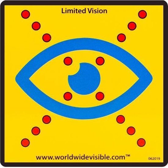Limited Vision Sticker | bol