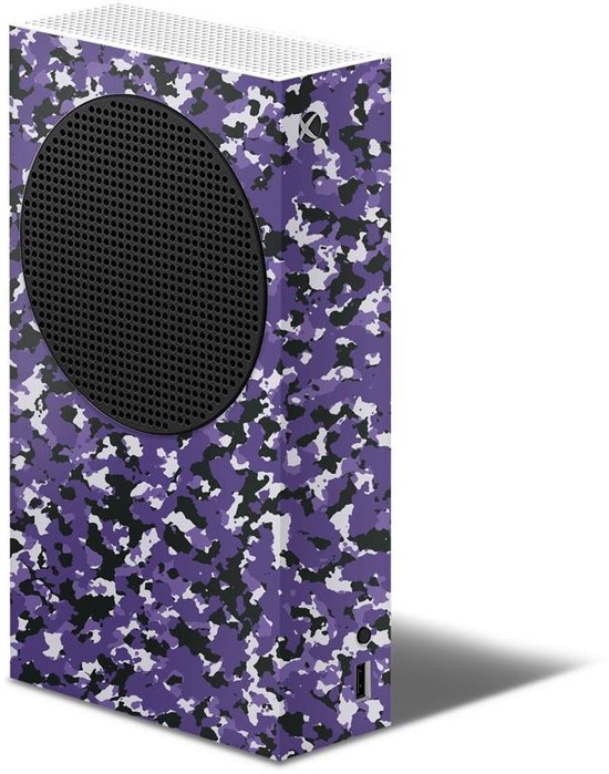 XBOX Series S Console Skin Camo Paars Sticker | bol