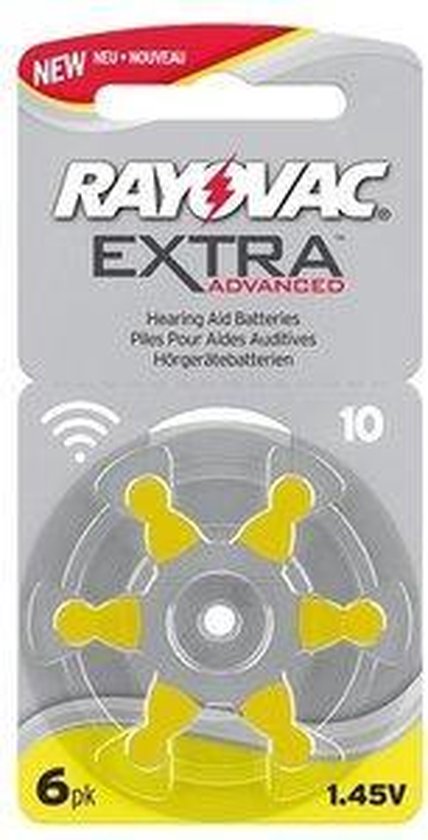 Rayovac Extra Advanced 10 MF Gehoorapparaat batterijen | bol.com