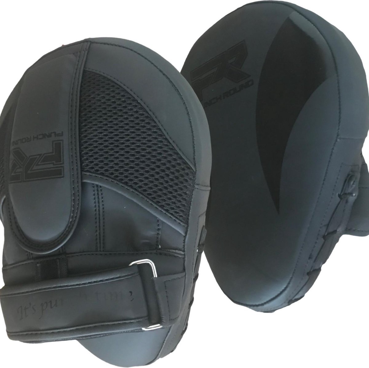 Punch Round PRO Hand Pads Focus Mitts Slam Zwart Punch Round Hand Pads ...