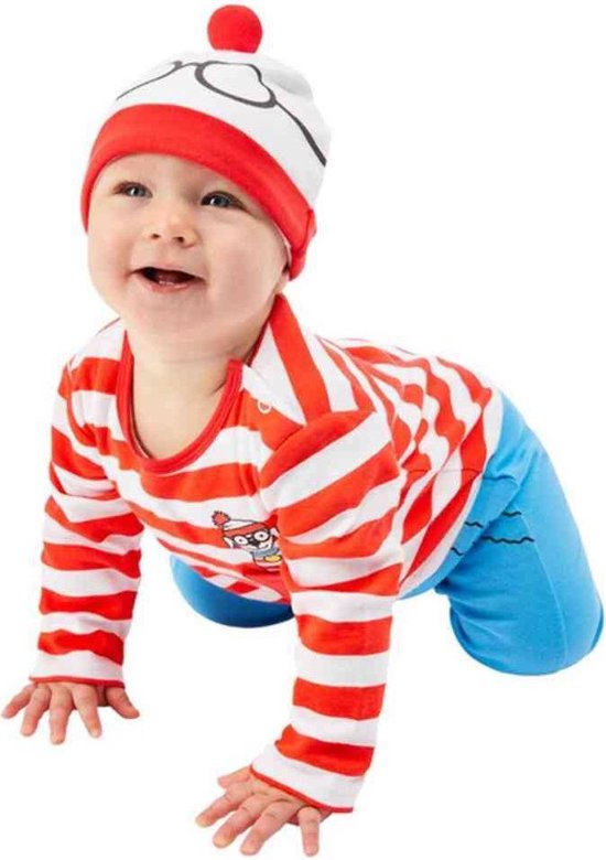 Smiffy's - Where's Wally Kostuum - Waar Is De Baby Kind Kostuum - - 6 ...