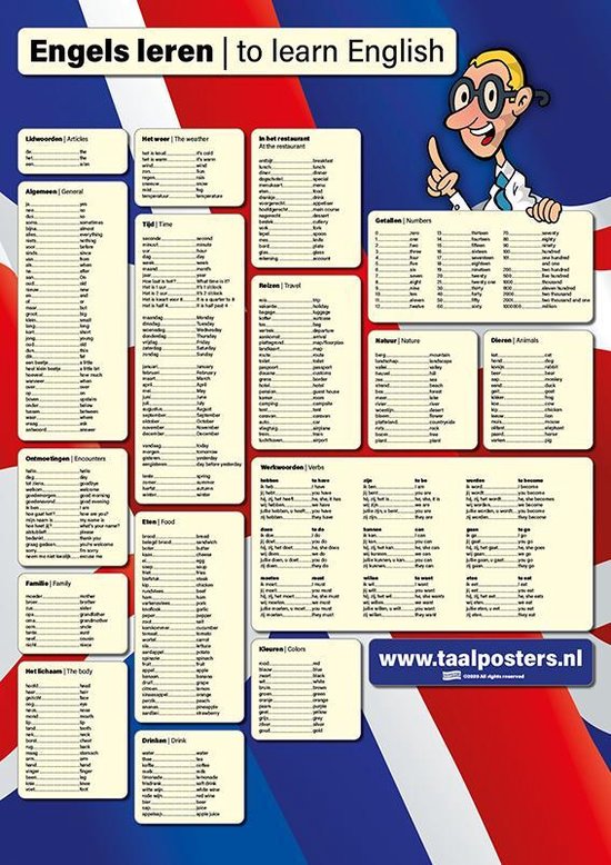Taal poster Engels | bol