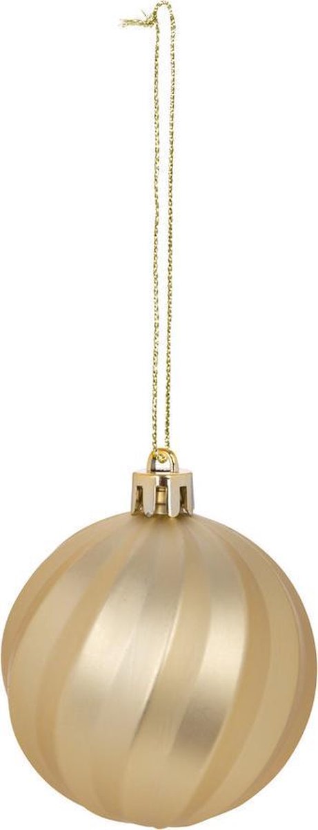 60x Kerstbal Rood Groen Goud - kunststof kerstballen 6/7 cm - Glans ...