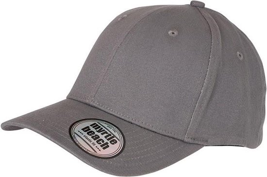 Myrtle Beach Volwassenen Unisex 6 Panel Elastische Fit Baseball Cap ...