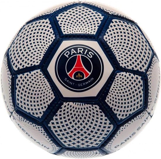 Paris Saint Germain Diamond Mini Leather Ball (Wit/blauw) | bol.com