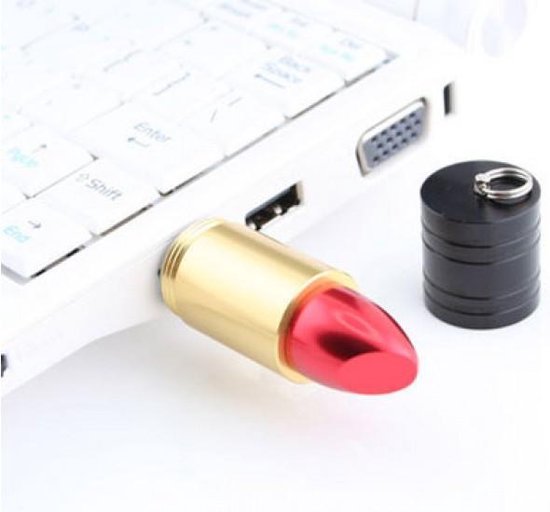 Lipstick lippenstift usb stick 64GB - metaal | bol