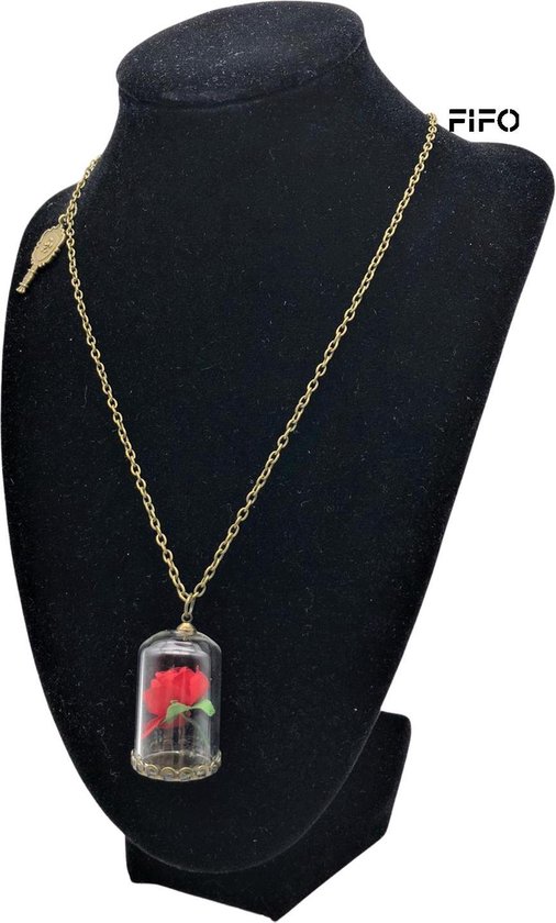 Enchanted Rose, Ketting, Hanger, Roos, Stulp, Sprookje, Huwelijk ...