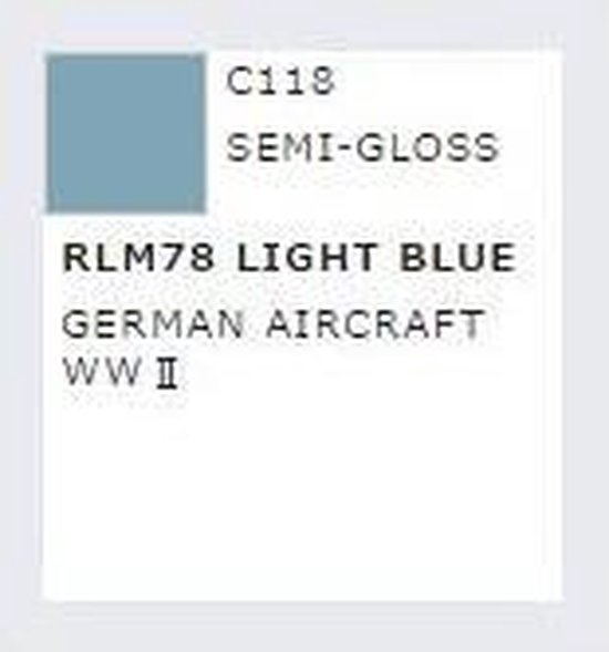 Mrhobby - Mr. Color 10 Ml Rlm78 Light Blue (Mrh-c-118) | bol.com