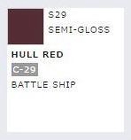 Mrhobby - Mr. Color Spray 100 Ml Hull Red (Mrh-s-029) | bol.com