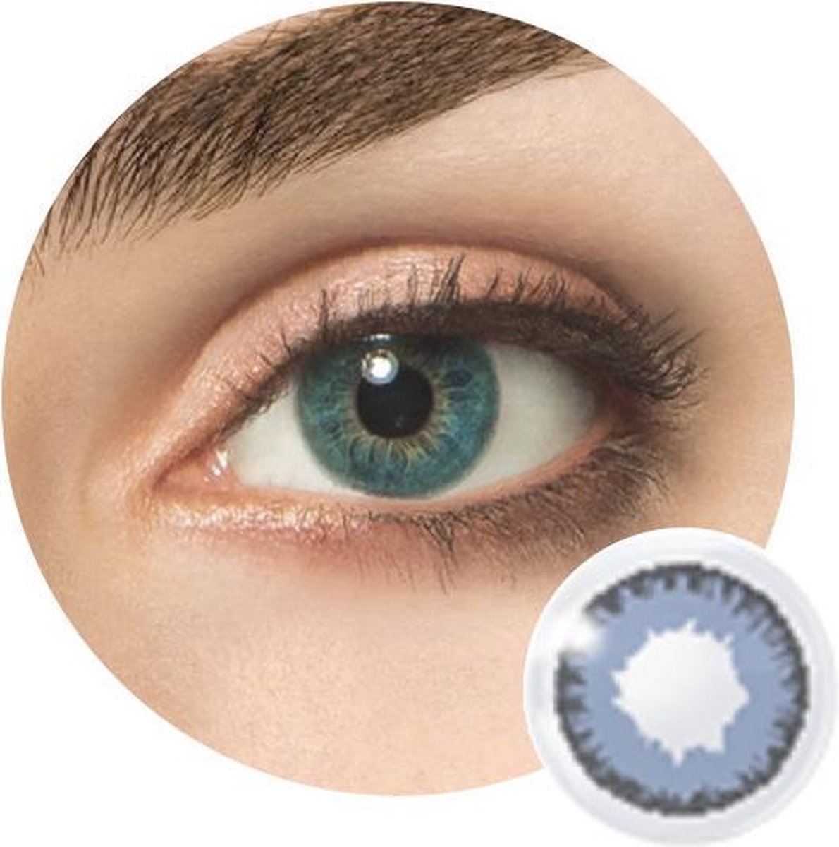 +2,00 - FreshLook® DIMENSIONS Pacific Blue - 6 pack - Maandlenzen ...