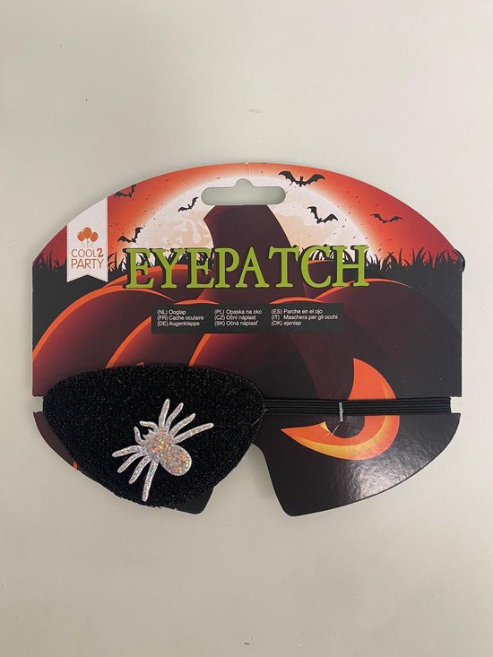 Halloween: ooglap in piratenstijl - set van 3 stuks (spin) | bol