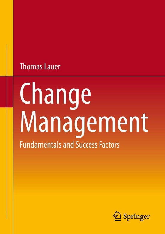 Change Management (ebook), Thomas Lauer | 9783662621875 | Boeken | bol