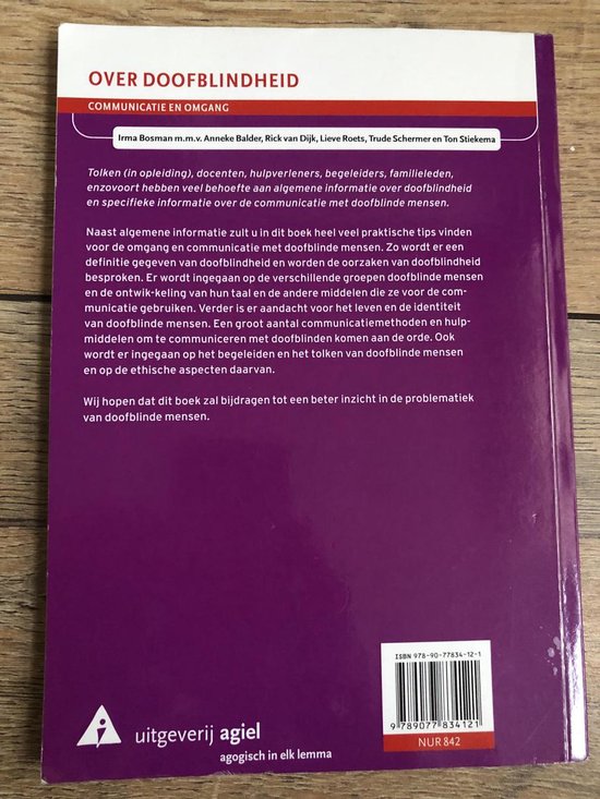 Over doofblindheid, Onbekend | 9789077834121 | Boeken | bol