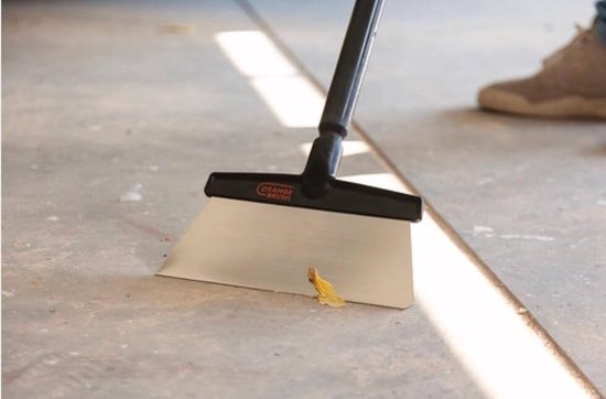 Portuur -OrangeBrush - Vloerschraper voor op steel- 270 mm - RVS stijf ...