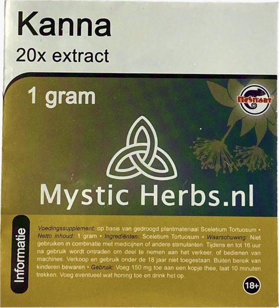 Kanna 20X Extract - 1 gram | bol