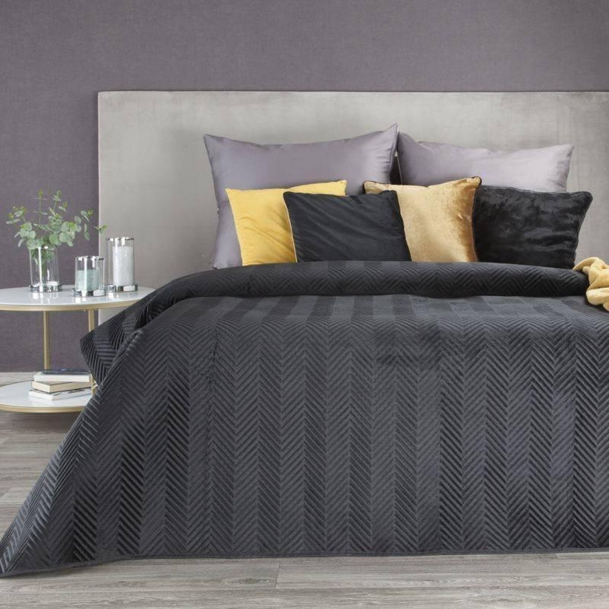 Luxe bed_deken_Brulo_Polyester_sprei_170x210 cm_Gewicht-260+120+65 GSM ...