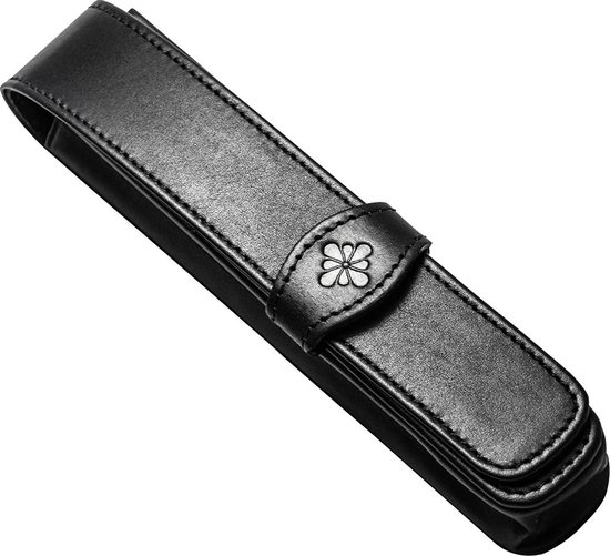 Diplomat Etui Voor 1 Pen 15,5 X 3 Cm Leer Zwart | bol