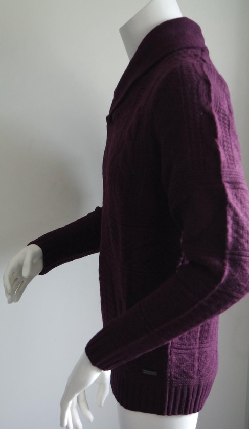 McGregor Connery Indi Shawl Pull Trui - Kleur Bordeaux Rood - Maat 3XL ...