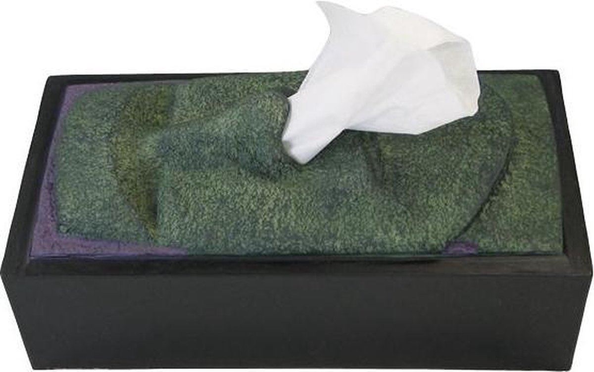 Rotary Hero® Moai - Tissue Box Cover - Tissuehouder - Grijs | bol.com