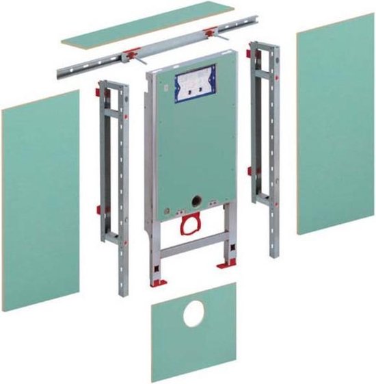 Burda Santro WC element E met geberit inbouwreservoir UP320 zelfdragend ...