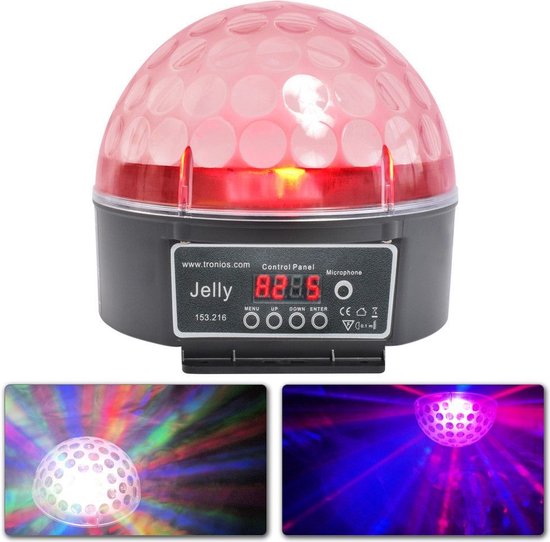 Discolamp - Beamz Magic Jelly Ball LED discobal - Plug-and-play! | bol