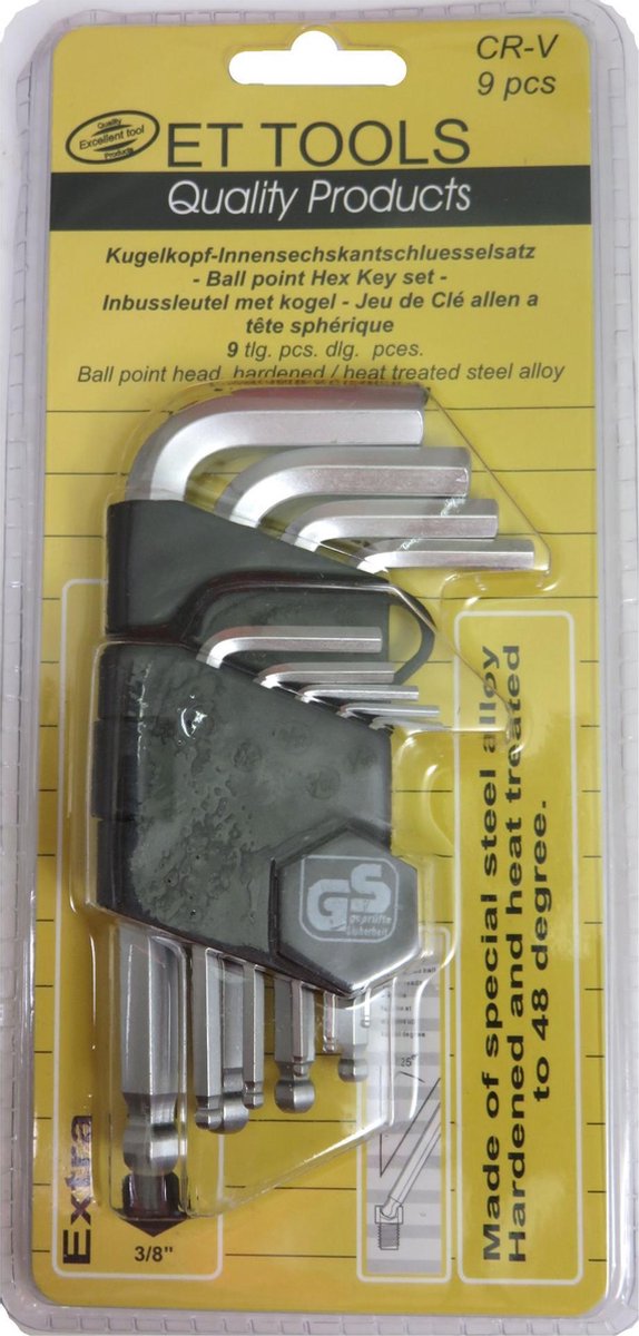 Inbus Engels - Inch Maten - Inbus Inch | bol