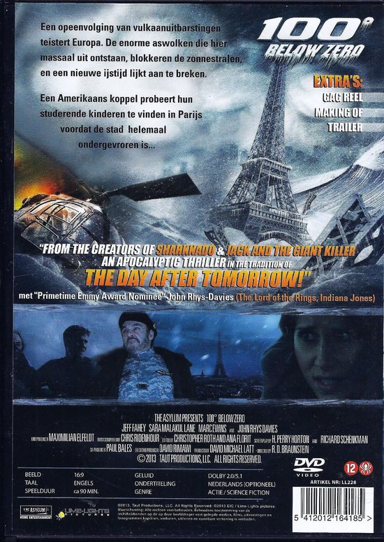 100 Degrees Below Zero (Dvd), Sara Malakul Lane | Dvd's | bol