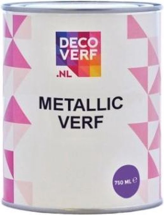 bol.com | Decoverf metallic verf zilver, 750ml