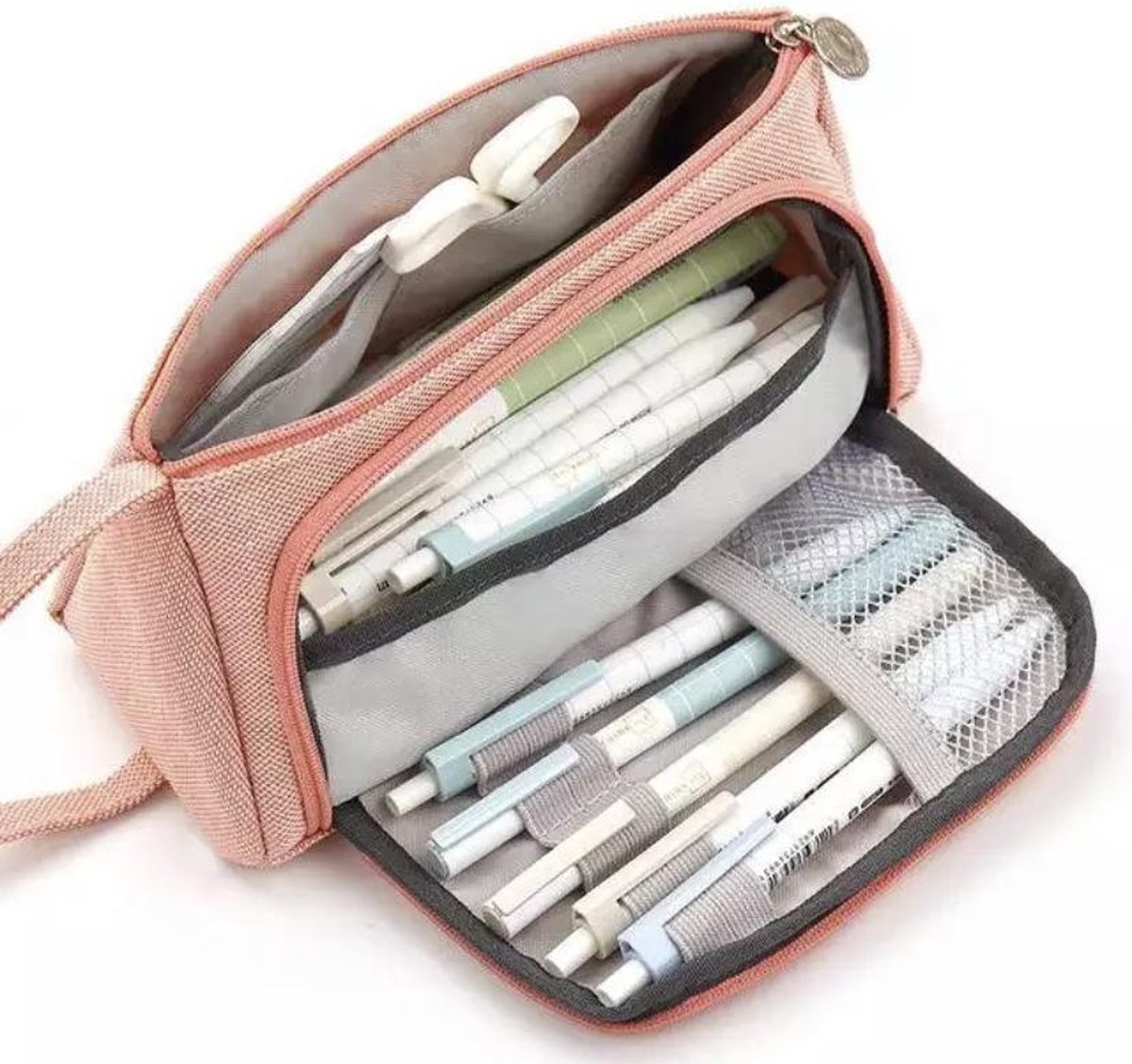 Etui - School - Pennen - Schooltas - Potlood - Roze | bol.com