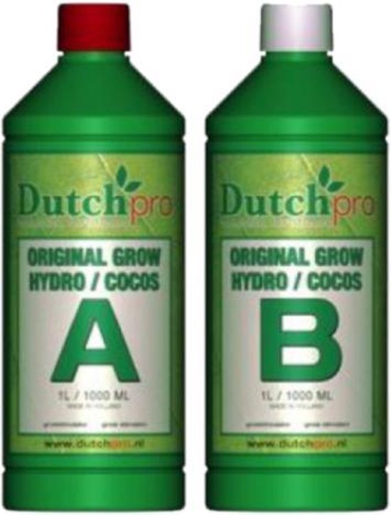 Dutchpro Hydro-Cocos Grow A+B 1 Liter (Totaal 2 Liter) | bol
