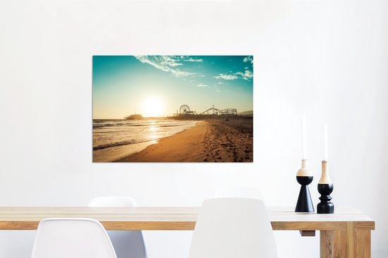 Wanddecoratie Metaal - Aluminium Schilderij Industrieel - Strand - Zee - Zonsondergang... | bol