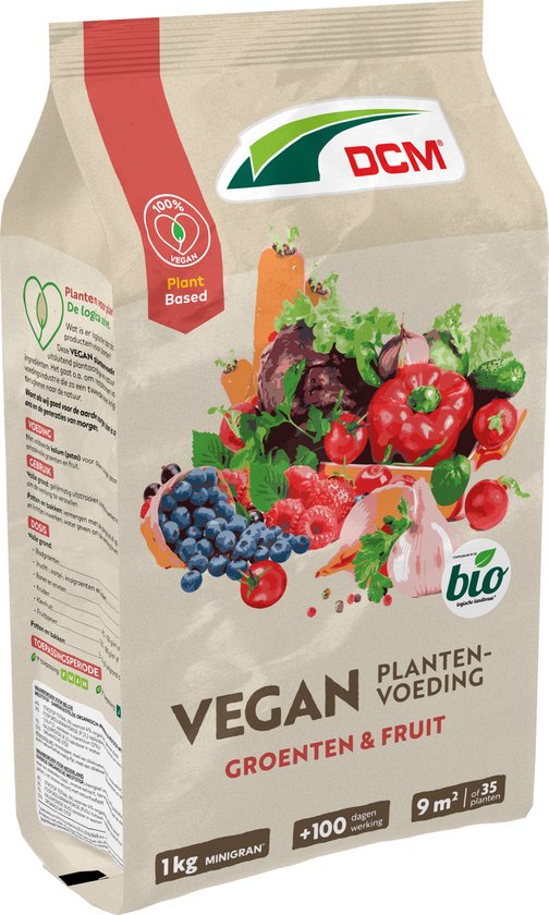 DCM VEGAN PLANTENVOEDING GROENTEN & FRUIT 1KG | bol