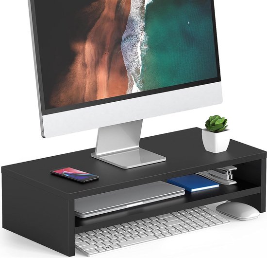 Monitorstandaard verhoger, metalen computerstandaard - Dual Monitor ...