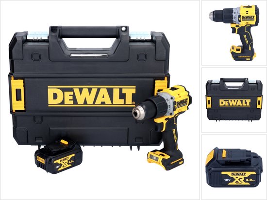DeWalt DCD 805 NT accu-klopboormachine 18 V 90 Nm borstelloos + 1x accu ...