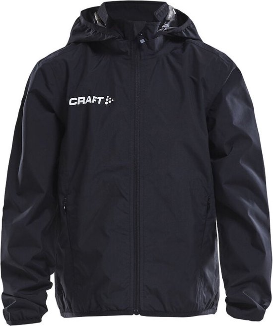 Craft Jacket Rain Jr 1905997 - Black - 122/128 | bol