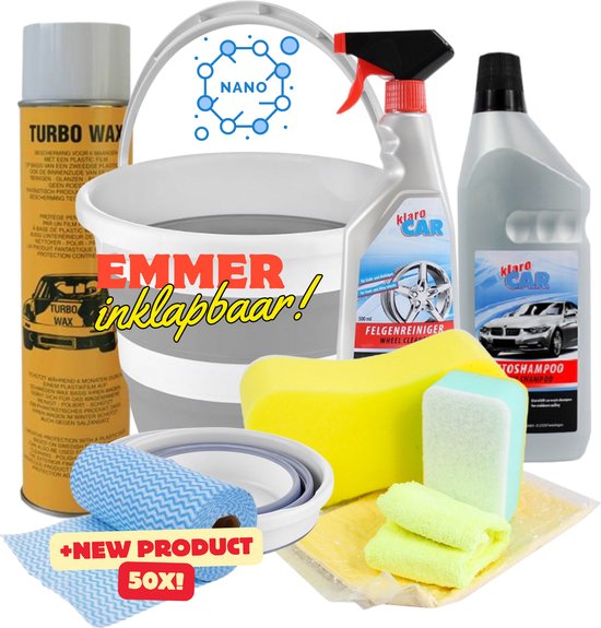 Car Cleaning Set Pro - Auto Schoonmaak set - Pro - 58 Delig - Auto ...