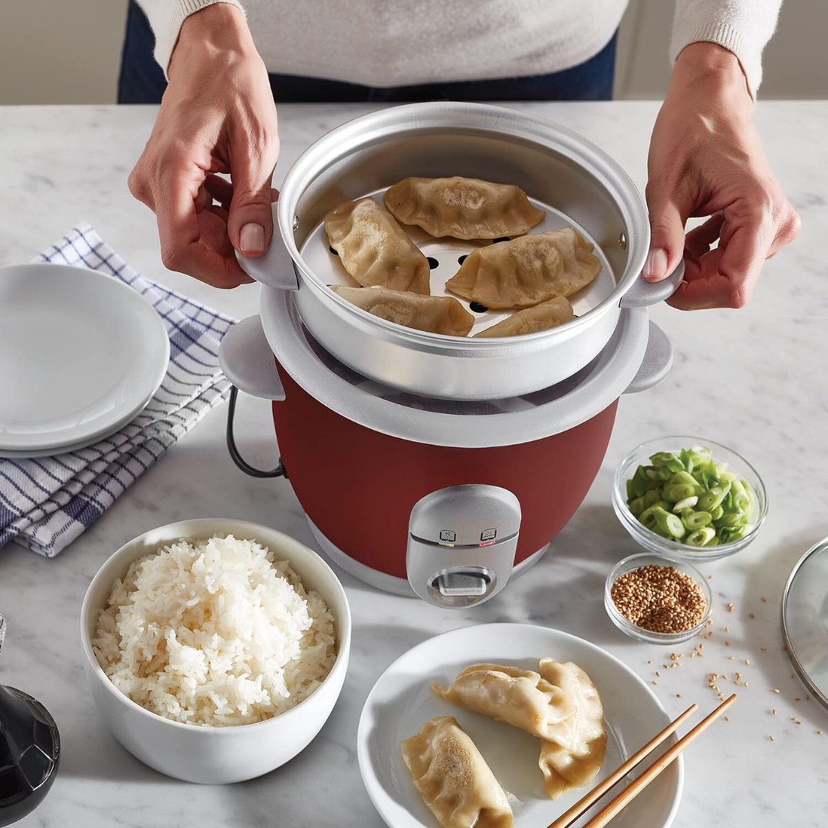 Cuiseur à riz – Découvrez la magie du riz Perfect cuit avec cet élégant ...