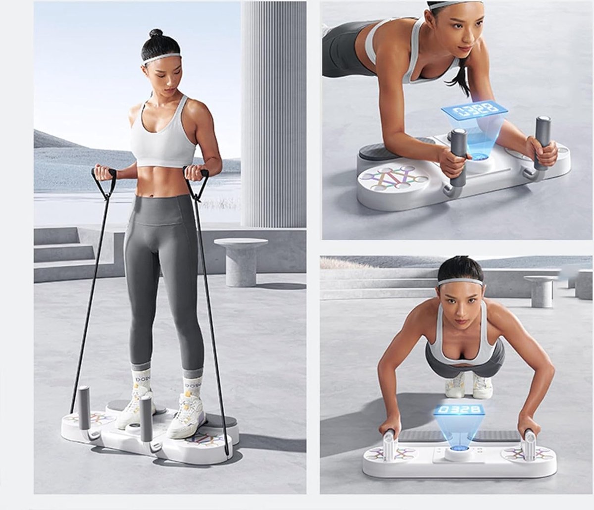 Multifunctionele all in one Push up bord met teller - Push up board - Push up grips -... | bol