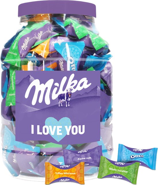 Milka Moments chocolade mix "I Love You" - Valentijnscadeau ...