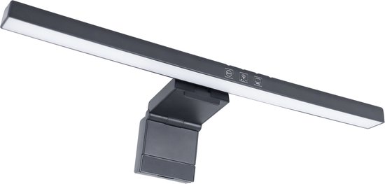 LED Monitor lamp - Bureaulamp met klem - Dimbaar - USB - ZWART ...