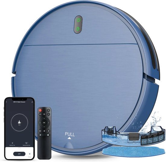 Robotstofzuiger Met Dweilfunctie - Met Laadstation - Dweilrobot - Met ...