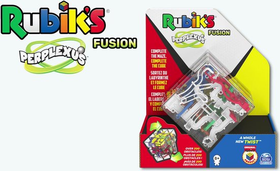 Perplexus - Rubik’s Fusion (3x3) - Breinbreker - 3D-doolhofspel | Games ...