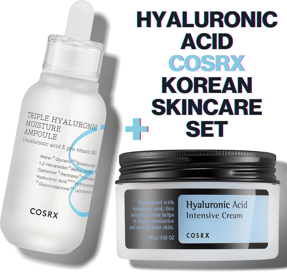 COSRX Hyaluronic Cream + COSRX Hyaluronic Serum - Huidverzorging Hydratatie - Korean... | bol