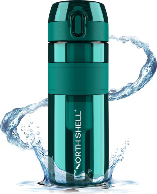 Waterfles met filter, professioneel waterfilter voor buiten, uniseks ...